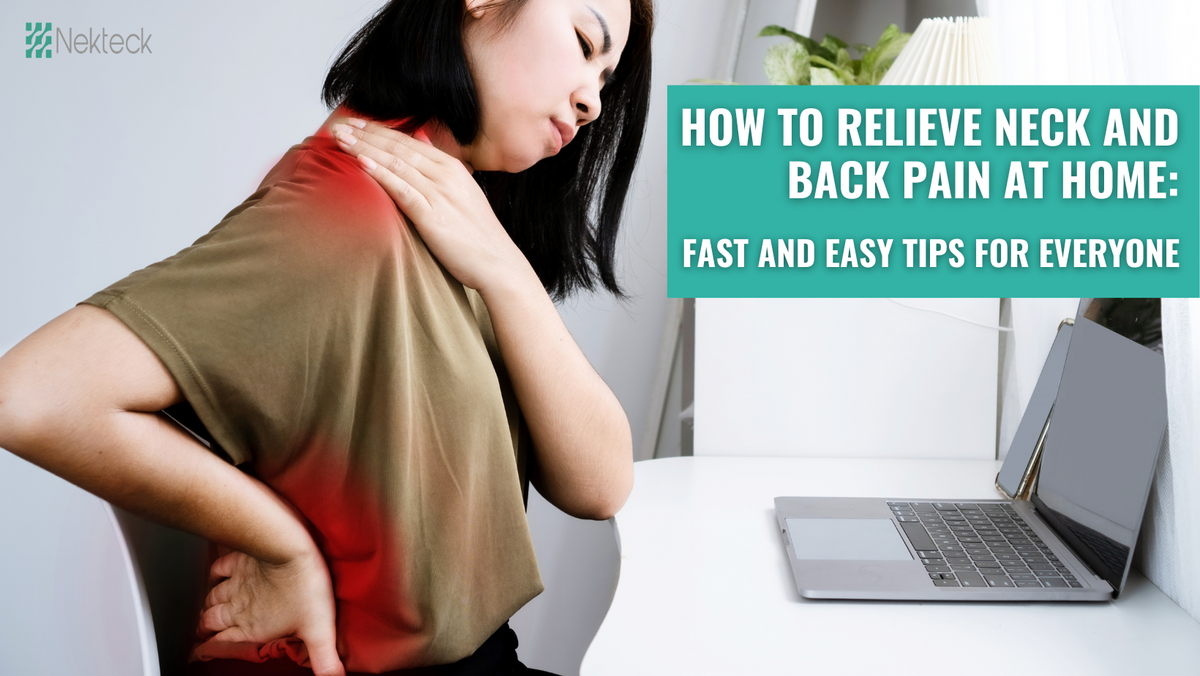How to Relieve Neck and Back Pain at Home: Fast and Easy Tips for Ever ...