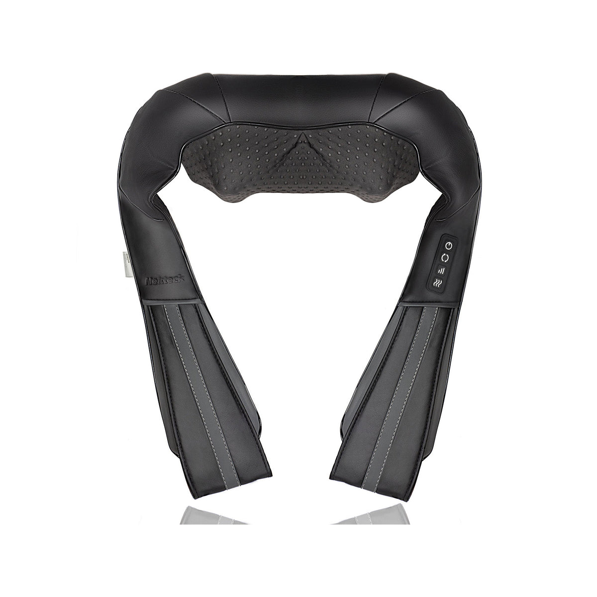 Nekteck Shiatsu Neck Massager with Heat - Black